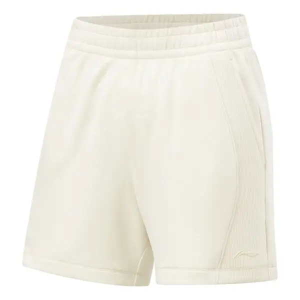 LI-NING Training Series Logo Shorts - Beige