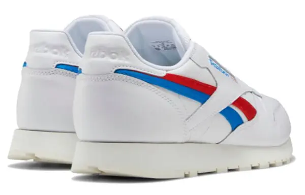REEBOK Classic Leather Sneakers - Whiteredblue