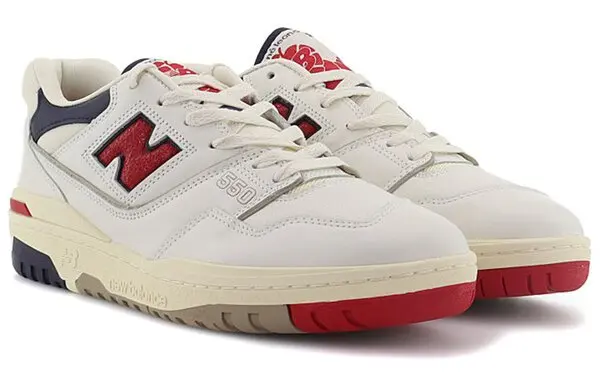 NEW BALANCE X Aimé Leon Dore 550 Sneakers - White/navy-red