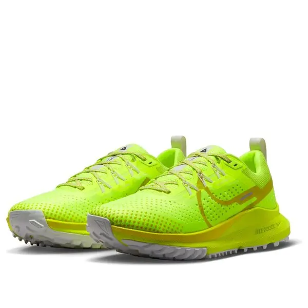 Nike React Pegasus Trail 4 Athletic Sneakers - Volt/black/summit White