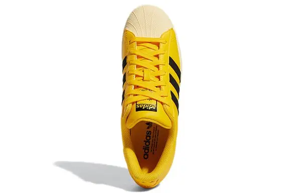 Adidas Superstar Bold Gold Sneakers - Yellow/black