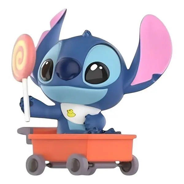 POP MART Disney Stitch "candy Swap" Collectible Figure - Blue/red/yellow