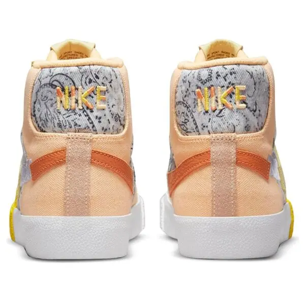 Nike Zoom Blazer Mid Premium Sb "paisley Pack Melon Tint - Pink/yellow