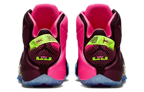 Nike Lebron 12 Ep "double Helix" Athletic Sneakers - Wine