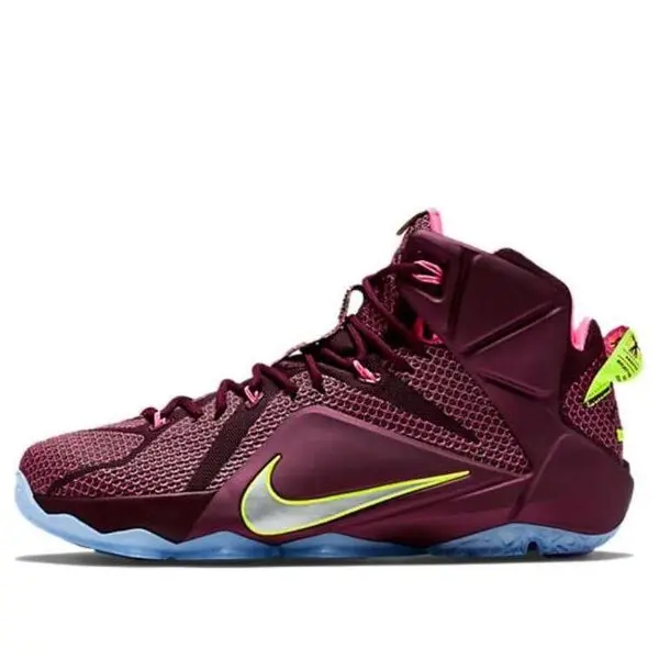 Nike Lebron 12 Ep "double Helix" Athletic Sneakers - Wine