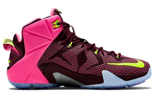 Nike Lebron 12 Ep "double Helix" Athletic Sneakers - Wine