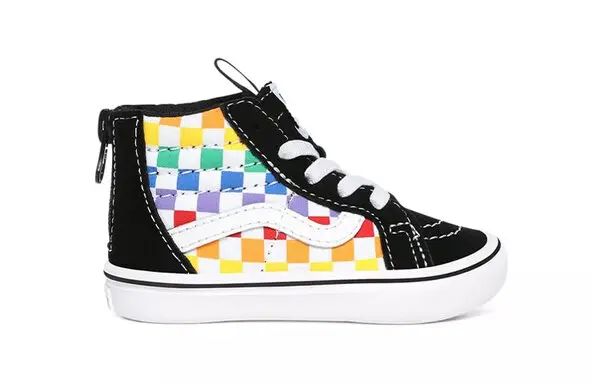 VANS Checkerboard Sk8-hi Zip High-top Sneakers