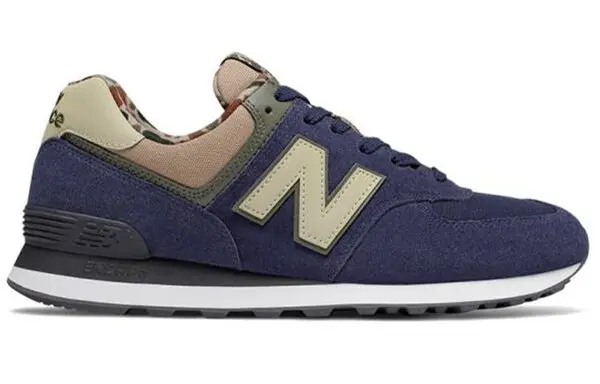 NEW BALANCE 574 Sneakers - Khaki/blue