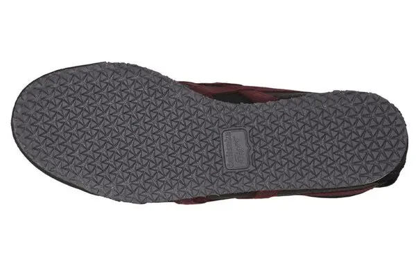 Onitsuka Tiger Mexico 66 Dark Sepia Sneakers - Black/red