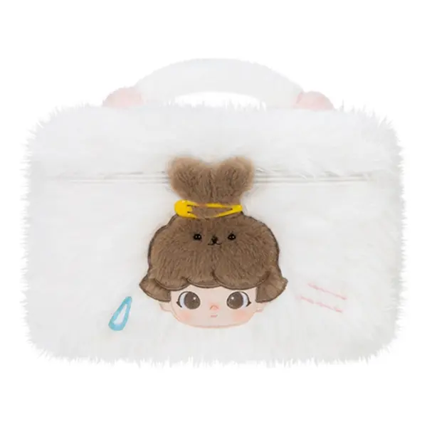 POP MART Dimoo If Today Is Saturday Makeup Bag - White