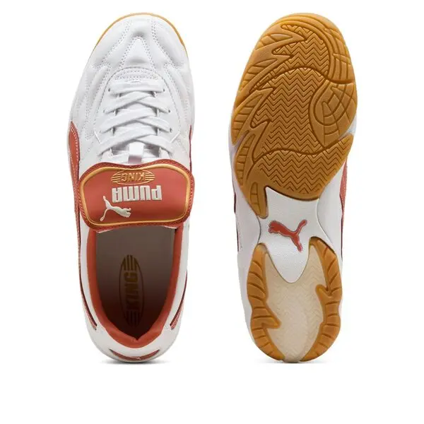 PUMA King Indoor Sneakers - White/orange