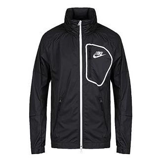 Nike Windproof Stand Collar Sports Jacket
