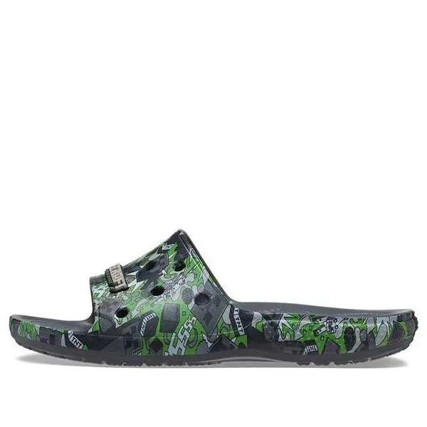 CROCS Classic Slide Sandals - Grey/multi