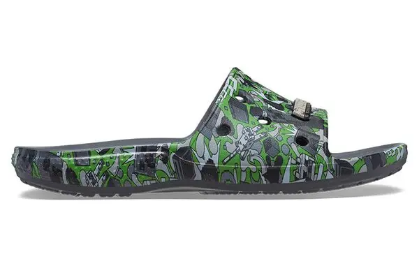 CROCS Classic Slide Sandals - Grey/multi