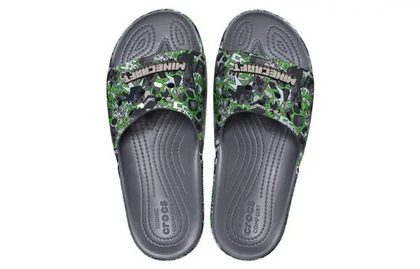 CROCS Classic Slide Sandals - Grey/multi