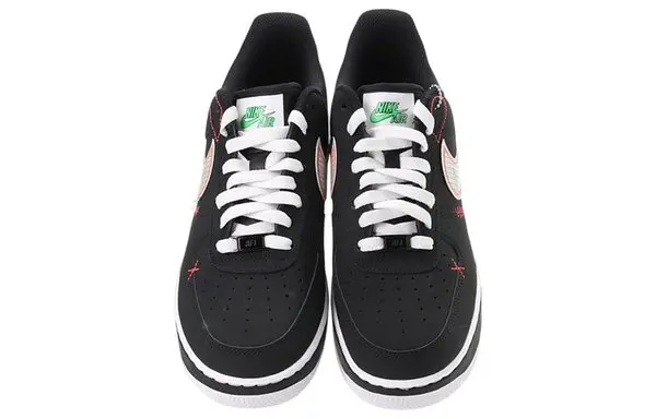 Nike Force 1 '07 Lv8 Exposed Stitching Sneakers - Black