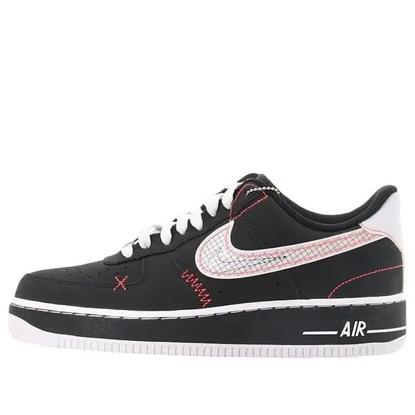 Nike Force 1 '07 Lv8 Exposed Stitching Sneakers - Black