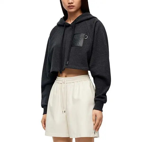 Loewe Cropped Hoodie