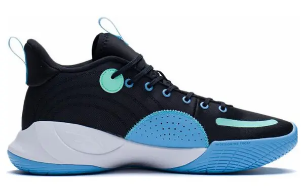 LI-NING Wade Cloud Athletic Sneakers - Black/blue