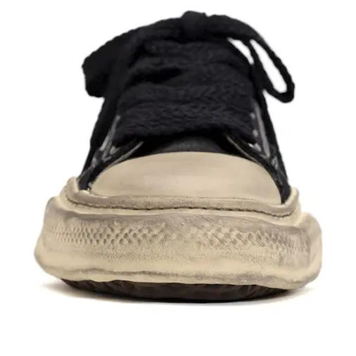 Mihara Yasuhiro Peterson Canvas Low Top Sneakers - Black