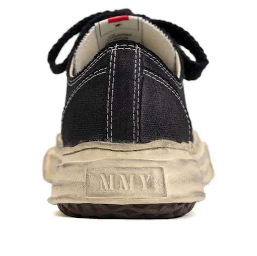 Mihara Yasuhiro Peterson Canvas Low Top Sneakers - Black