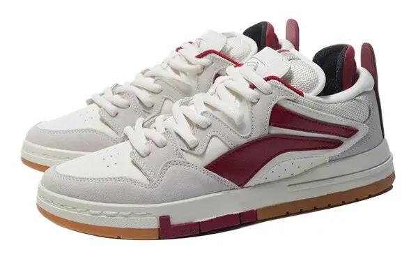 LI-NING Wave Pro Sneakers - White/red