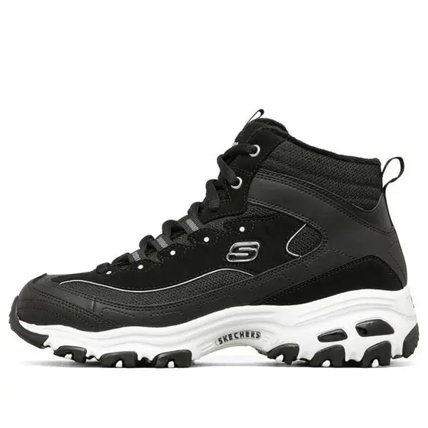 Sketchers D'lites 1.0 High Top Sneakers - Black