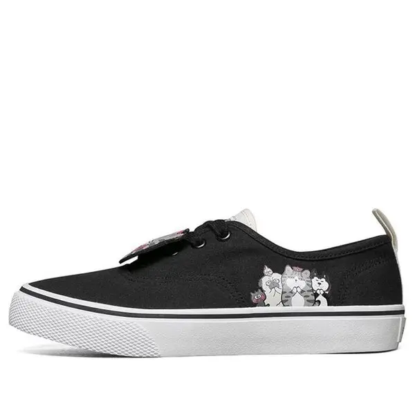 Sketchers V-lites Lace-up Sneakers With Graphic Detailing - Black