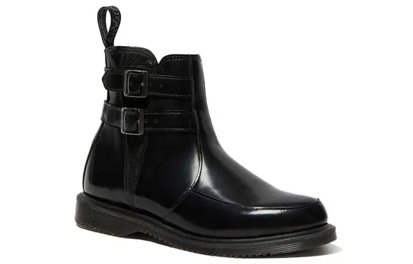 Dr. Martens Flora Polished Smooth Chelsea Boots