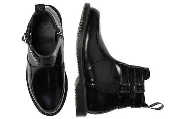 Dr. Martens Flora Polished Smooth Chelsea Boots