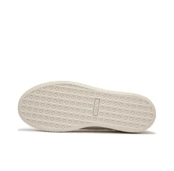 PUMA Basket Platform Fringe Sneakers - White