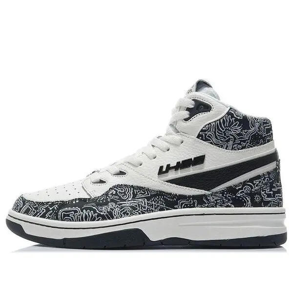 LI-NING 937 Deluxe Hi Sneakers - White/black