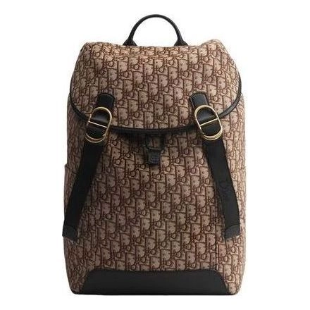 Dior 26 Jett Backpack With Flap - Brown