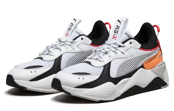 PUMA Rs-x 'tracks' Lace Up Sneakers - Orange