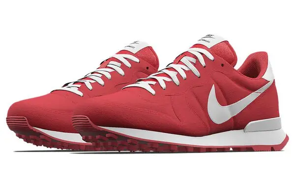 Nike Internationalist "by You" Sneakers - Red/grey