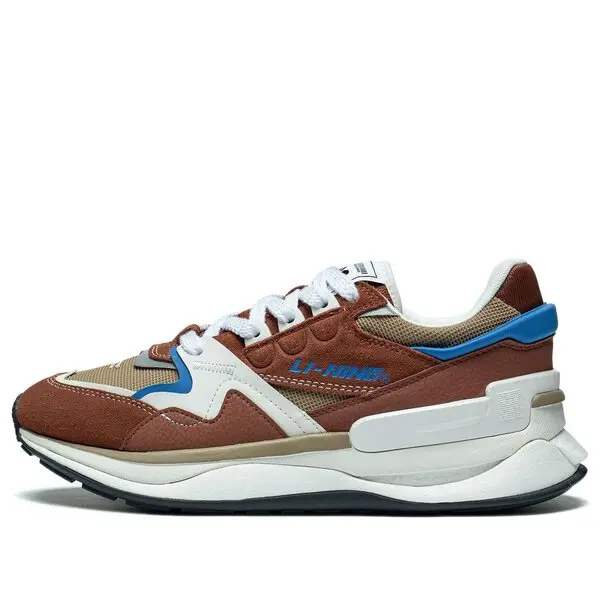 LI-NING 001 Moment V2 Sneakers - Brown/white/blue