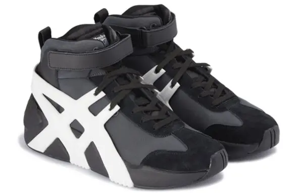 Onitsuka Tiger Big Logo Trainer Mid Sneakers - Black