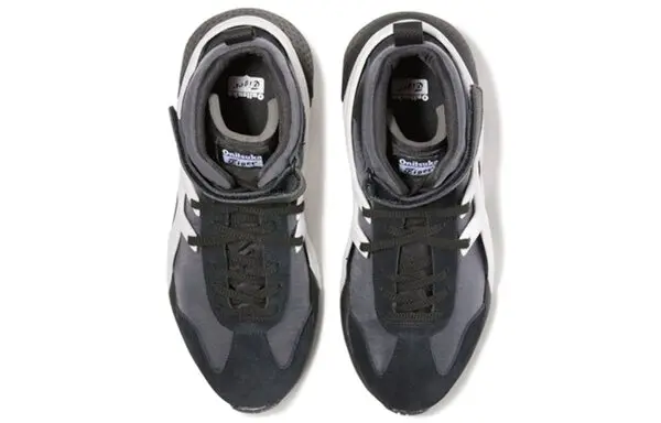 Onitsuka Tiger Big Logo Trainer Mid Sneakers - Black