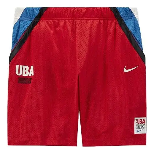 Nike Contrast Mesh Basketball Shorts - Red