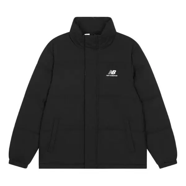 NEW BALANCE Essential Logo Puffer Jacket Asia Sizing - Black