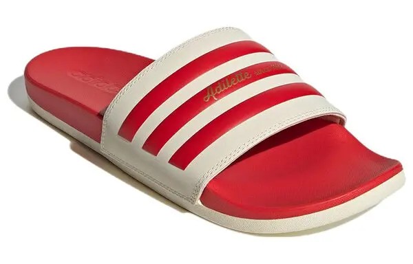 Adidas Adilette Comfort Slide - Cream/red
