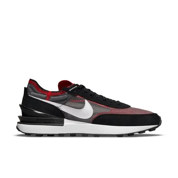 Nike Waffle One Se "bred" Low Top Sneakers - Black/red