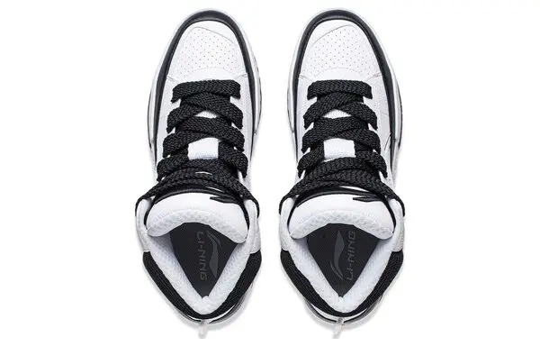 LI-NING Mileage High Top Sneakers - White/black