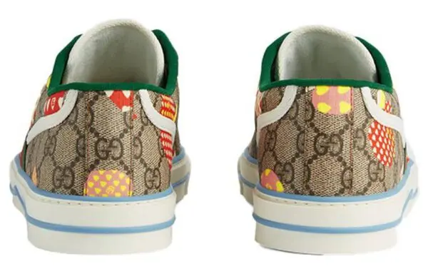 Gucci Les Pommes Tennis 1977 Sneakers - Beige/red/green
