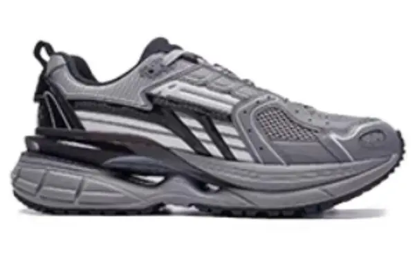 LI-NING Starlit 5 Lace-up Sneakers - Grey/black