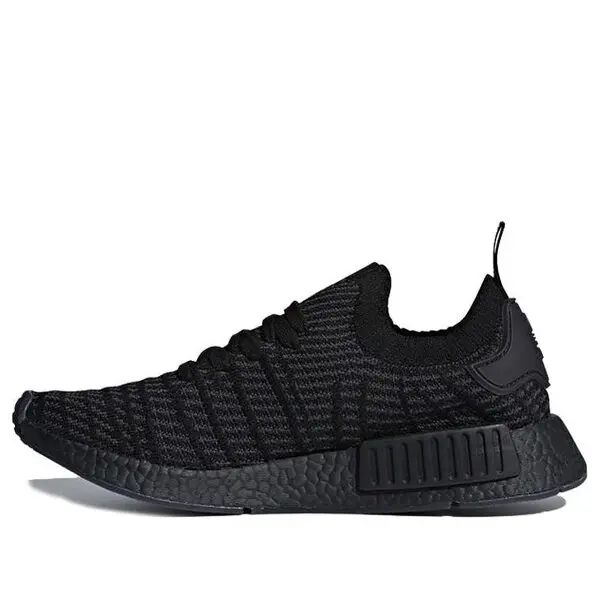 Adidas Nmd_r1 Primeknit Stlt "triple " Sneakers - Black