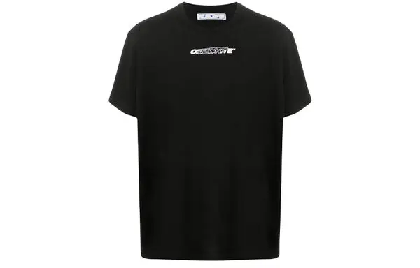 Off-White Pattern Printing Short Sleeve - Black