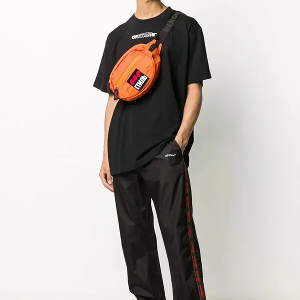 Off-White Pattern Printing Short Sleeve - Black