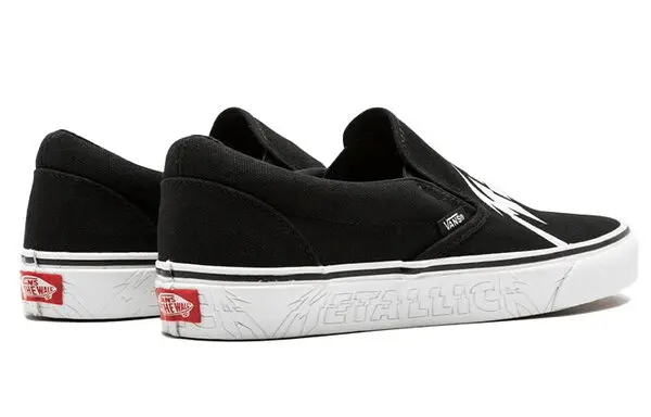 VANS X Metallica Classic Slip-on Sneakers - Black