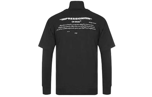 Off-White Impressionism" Layered Long Sleeve Shirt